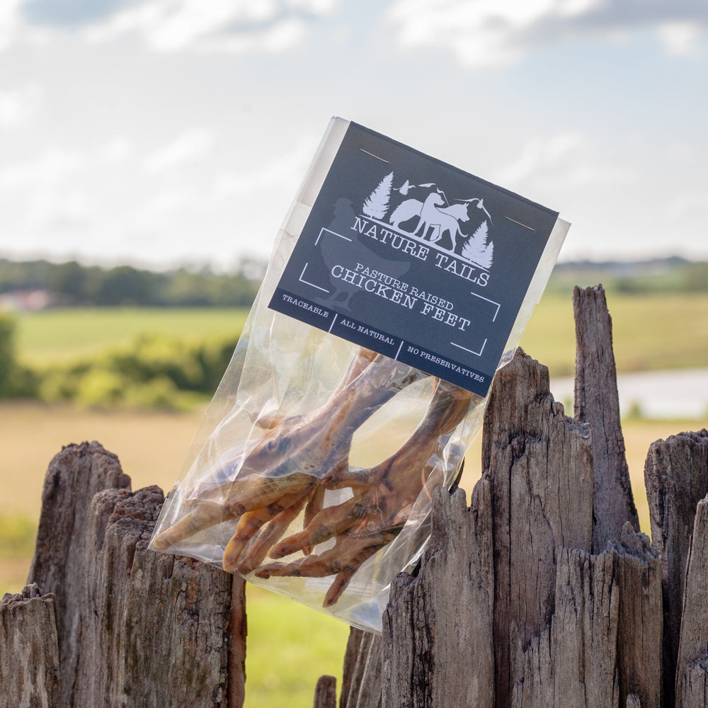 Bulk Pasture Raised Chicken Feet Chews – Nature Tails